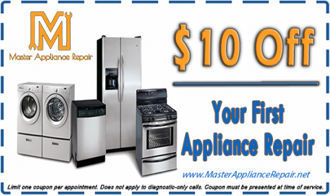 Coupons - Master Appliance Repair